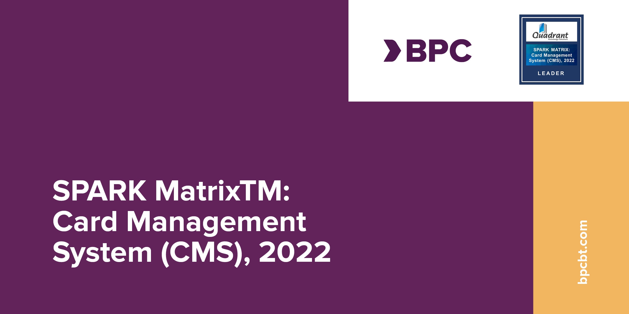 Thank you | Analyst Report SPARK Matrix : Card Management System (CMS), 2022